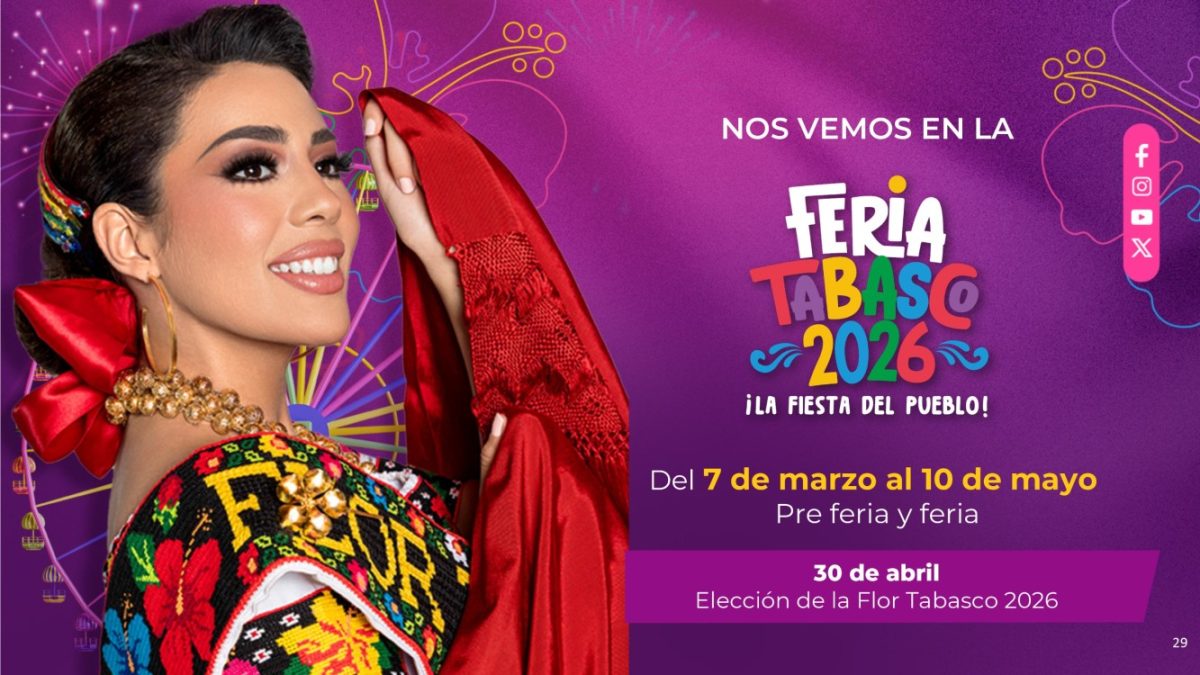 Feria Tabasco 2025 rompió récord con derrama de 1,723 millones de pesos